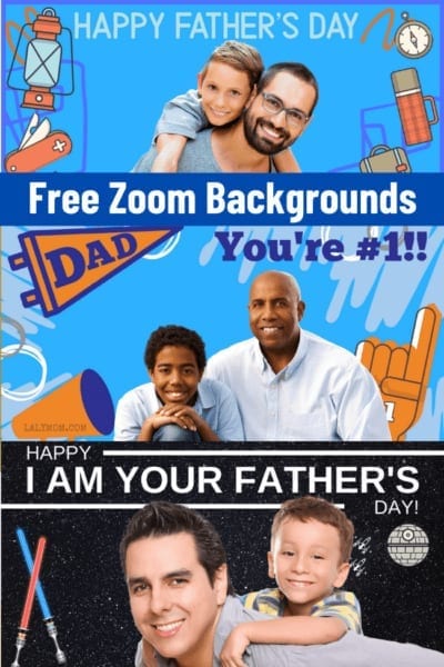 20+ Dad & Grandpa Zoom Backgrounds for Father's Day - LalyMom